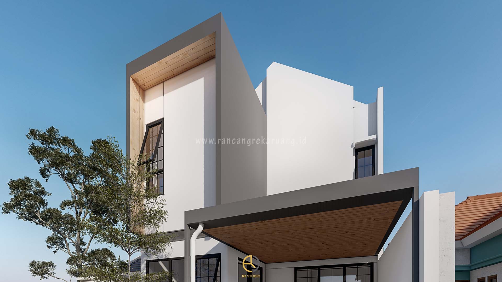 Jasa Arsitek Minimalis Modern HM House, Samarinda Kalimantan