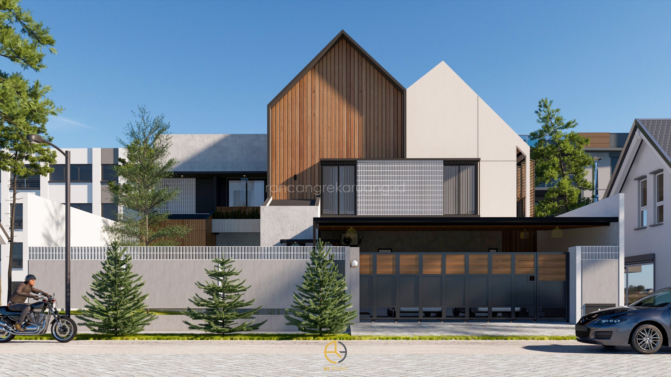 BRTY House Hunian 2 Lantai Bergaya Scandinavian - RANCANG REKA RUANG